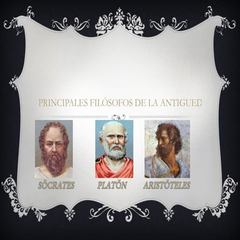 (Ova)principales filósofos de la antiguedad | PPT