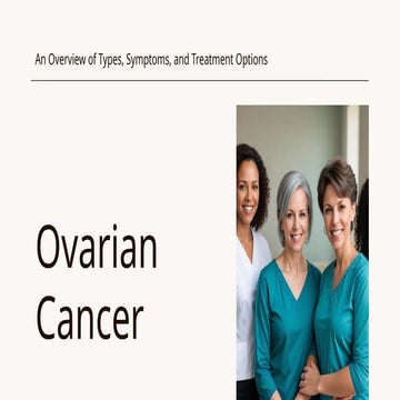 Ovarian Cancer powerpoint presentation on | PPTX