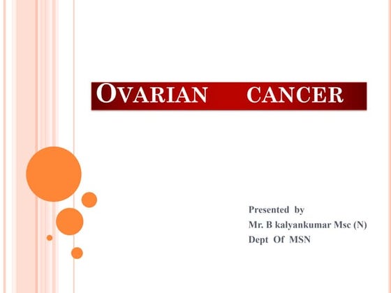 Ovarian Cancer | PPT