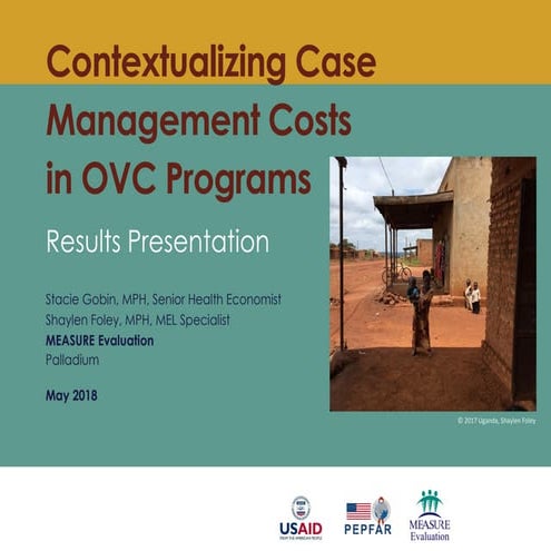 Contextualizing Case Management Costs in OVC Programs | PDF