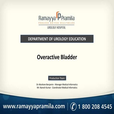 Overactive bladder | PPTX