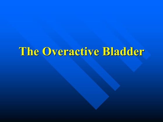 Urinary incontinence and it's PT management | PPT