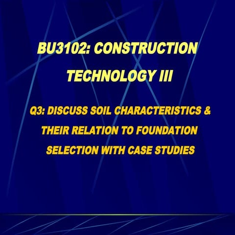 geotechnical engineering slides foundati | PPT