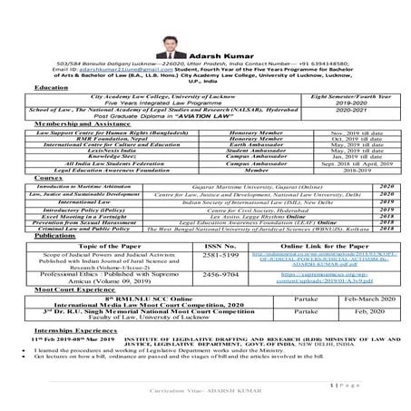 CV by ADARSH KUMAR | DOCX