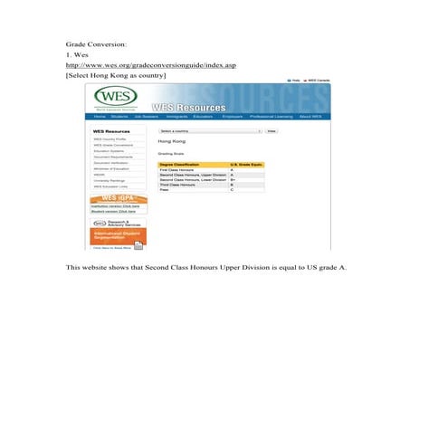 Overall grade conversion | PDF