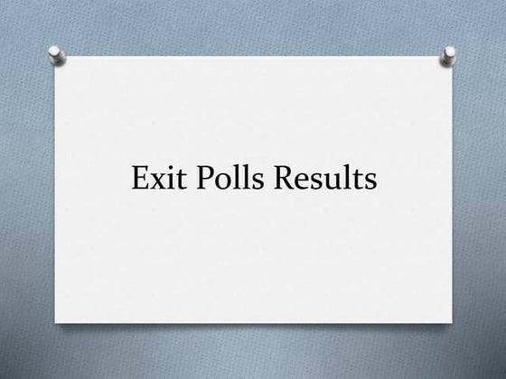 Exit poll | PDF