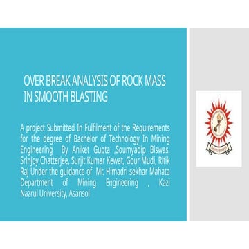 OVER BREAK ANALYSIS OF ROCK MASS IN SMOOTH PPT[1 main].pptx
