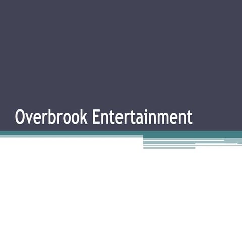 Overbrook Entertainment Logo Overbrook Entertainment Archives The