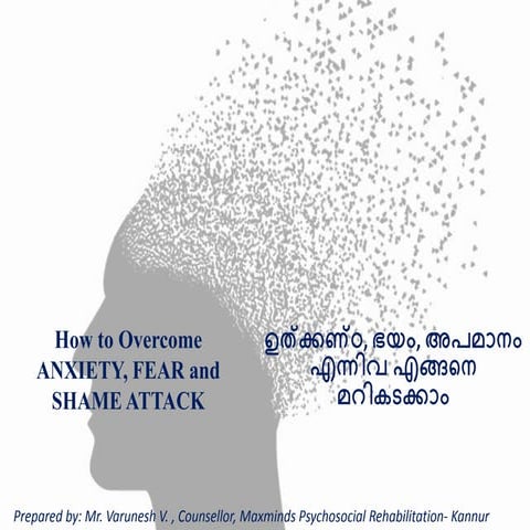 Overcome anxiety fear and shame attack | PPTX