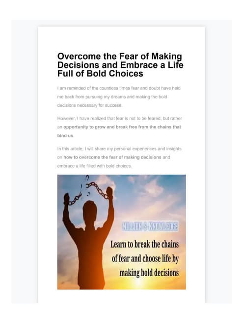 Courage | PPT