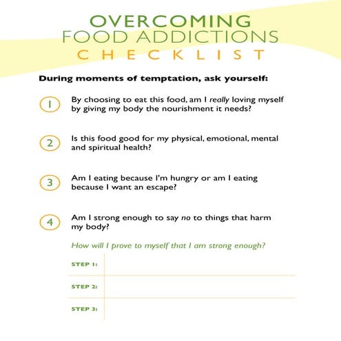 Overcoming food-additions-worksheet | PDF