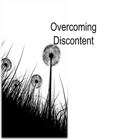 Overcoming Discontent | PPTX