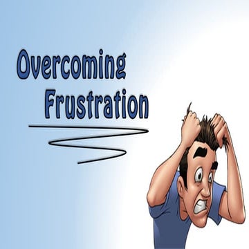 Overcoming frustration | PDF