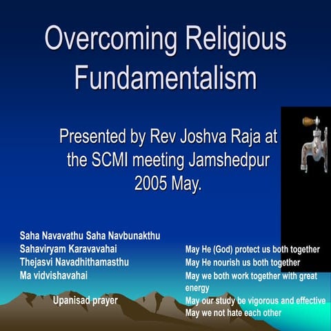 Overcoming religious fundamentalism.ppt | Free Download
