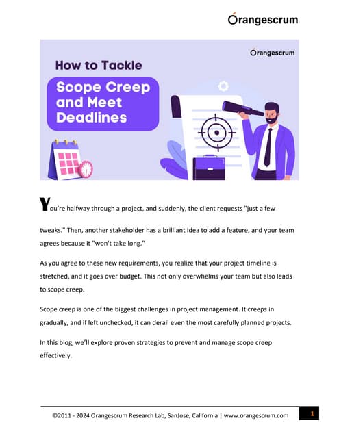 Top Project Management Challenges and How to Overcome Them | PDF