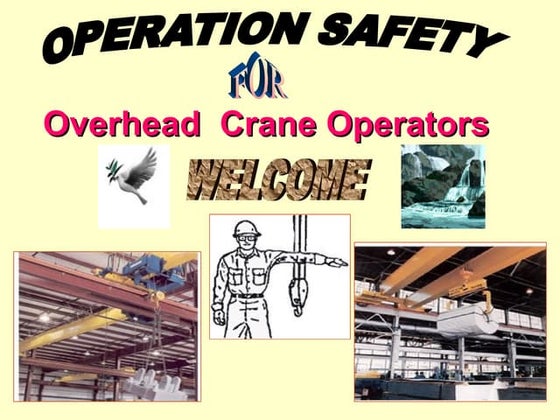 Overhead-Cranes safety training.ppt | Logistics | Business