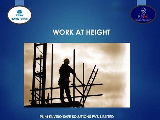 Presentation working at height | PPTX