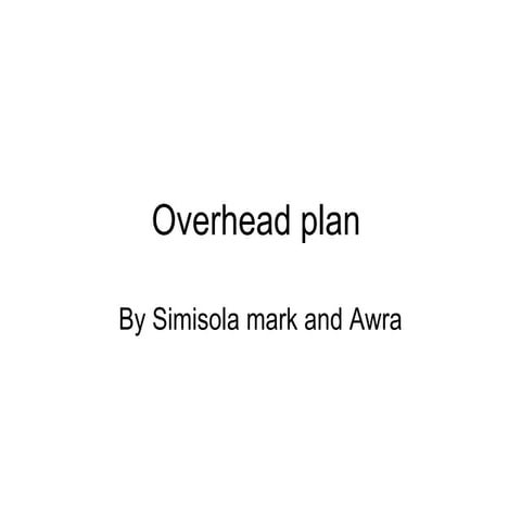 Overhead Plan | PPT | Women\'s Outerwear | Women\'s Clothing