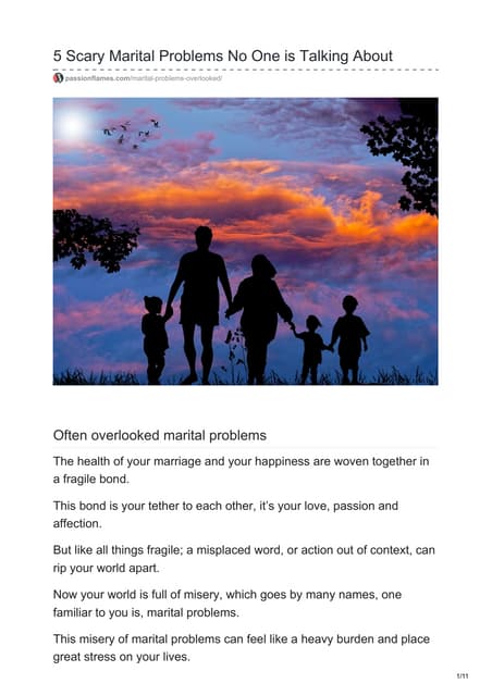 5 Types of Married Couples | PDF