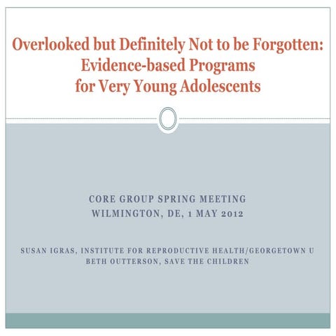 FHOK Meaningful Youth Participation presentation | PDF