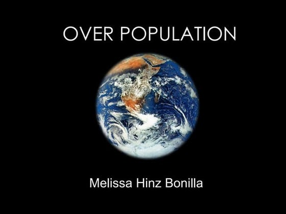 Overpopulation over the world | PPTX