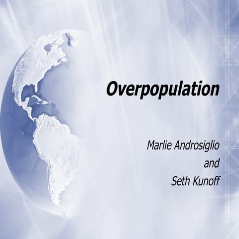Overpopulation | PPT
