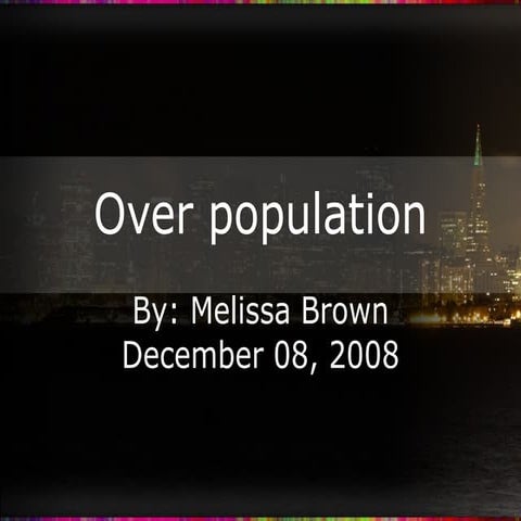 overpopulation | PPT