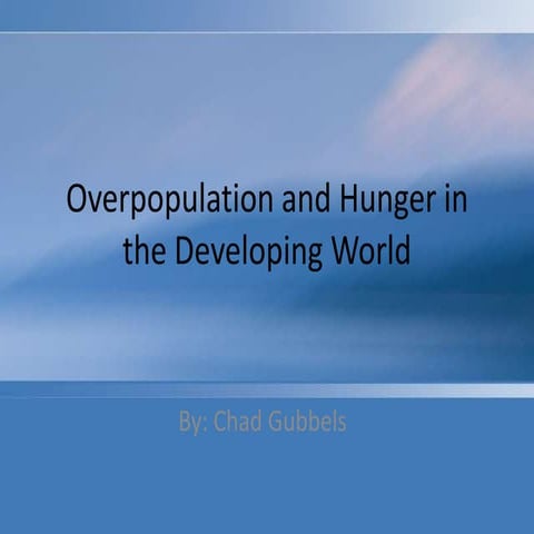 Poverty & hunger | PPTX