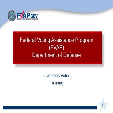 overseas-voter-training power point presentation | PPT