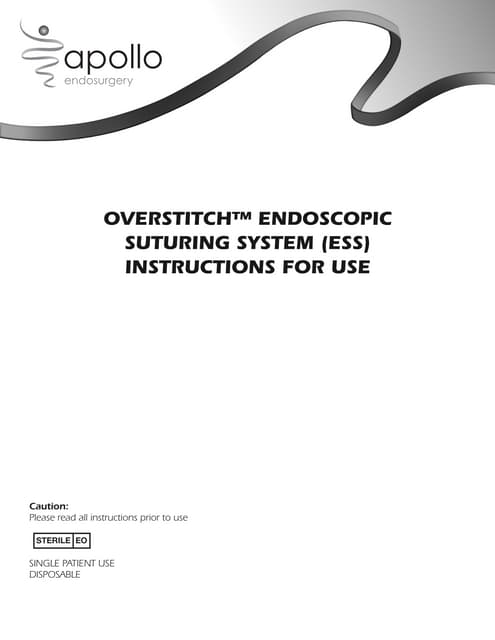 Overstitch - a new endoluminal surgery system | PDF
