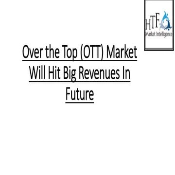 Over the Top (OTT) Market Size & Growth Outlook 2024-2030 | PPTX