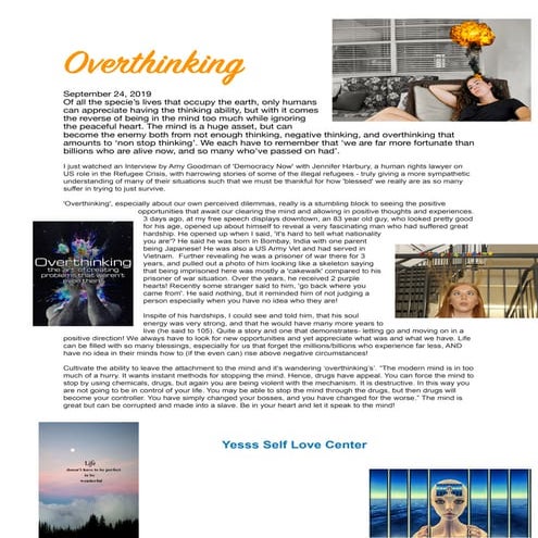 Overthinking | PDF