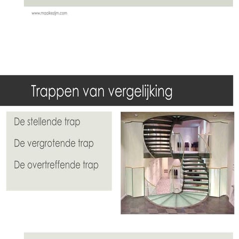 Trappen van vergelijking | PPTX