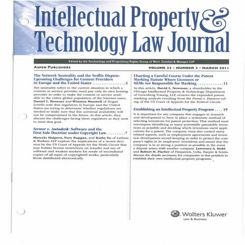 Charting A Careful Course Under the Patent Marking Statute Where ...