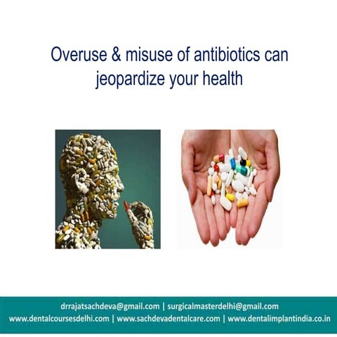 Overuse & Misuse of Antibiotics | PPTX