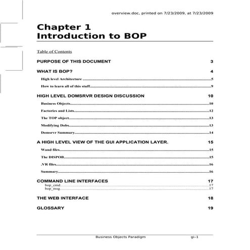 Broadcom CA SDM overview - Introduction to BOP | PDF