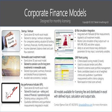 Corporate Finance Models | PDF