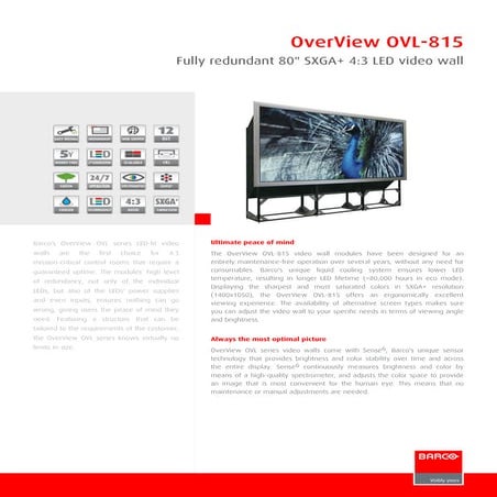 Barco 80" LVS Catalog | PDF