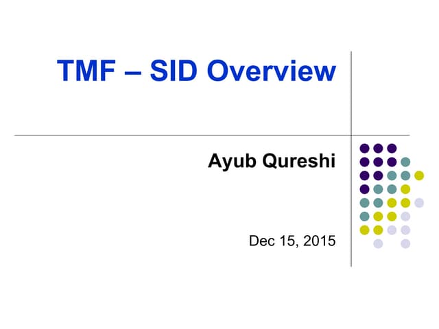 Tm forum application_framework_tam_12.5 | PDF