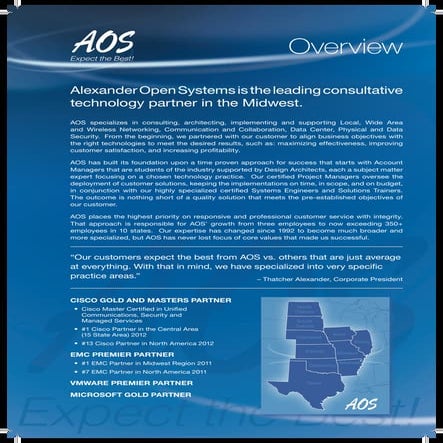 AOS - Overview | PDF