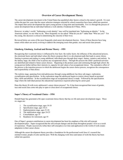 Career Development Theory of Donald Super.pptx