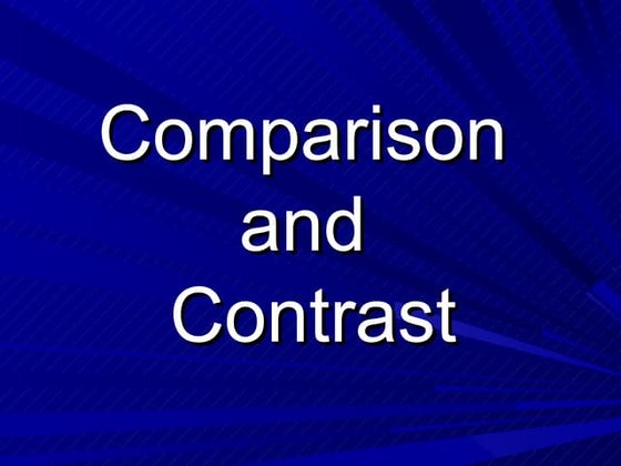 Overview Comparison and Contrast:Block and Point by Point Method | PPT