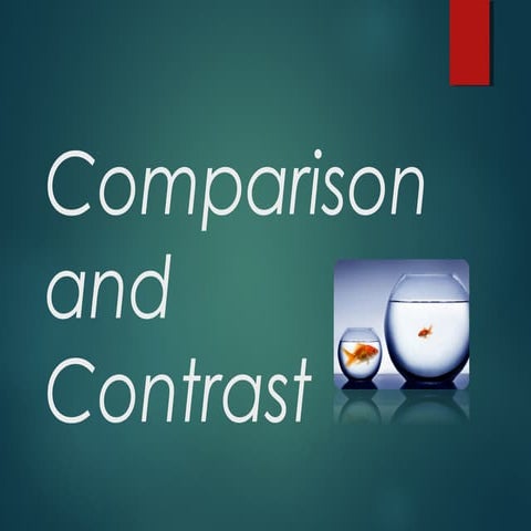 Overview Comparison and Contrast:Block and Point by Point Method | PPT