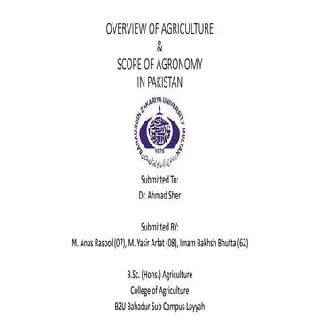 Layout of Agricultural field experiments | PDF