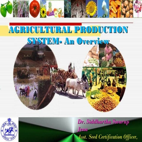 Overview of agril production system | PPT