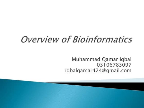 Bioinformatics | PPT