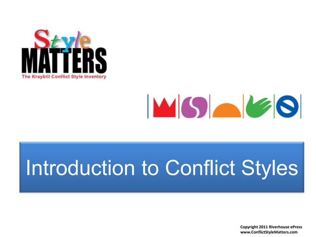 Conflict Management Styles | PPT