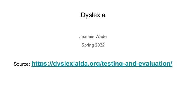 Dyslexia What is it _ How to support students in your classroom. How to identify it _.pptx
