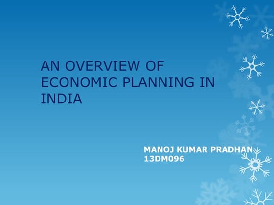 Planning in india | PPT