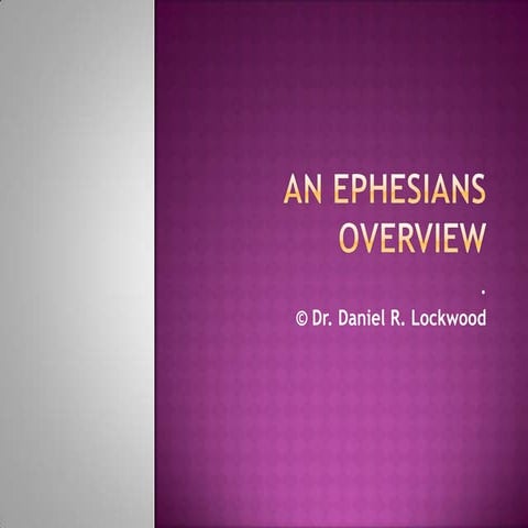 Charts of Ephesians | PPTX